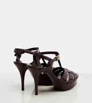 Saint Laurent Patent Leather Sandals