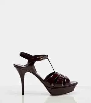 Saint Laurent Patent Leather Sandals