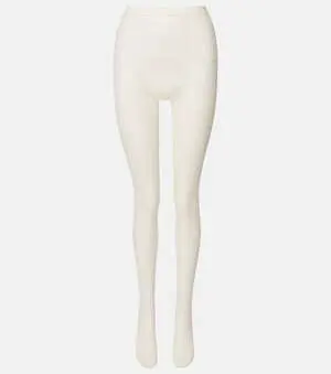 Wolford Daisy Net Tights - White