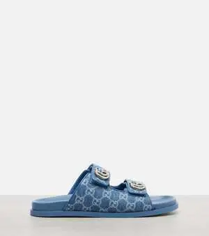 Gucci Gg Denim Sandals