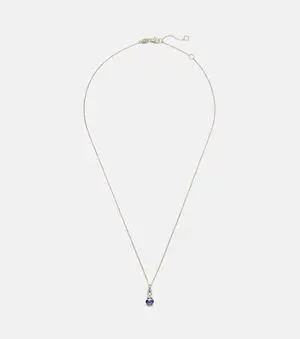 STONE AND STRAND Full Volume Sapphire And Diamond 14kt Necklace - Gold