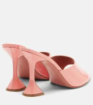Amina Muaddi Lupita Patent Leather Mules