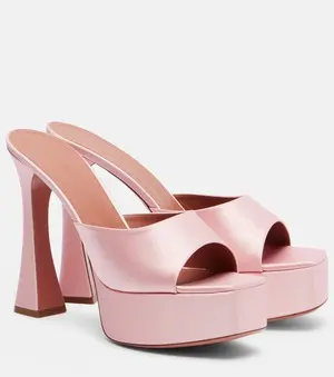 Amina Muaddi Dalida Platform Mules