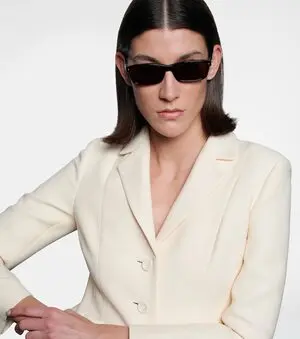Dior Petit Cd S1i Square Sunglasses - Brown
