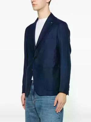 Tagliatore Patch-pocket Blazer - Blue