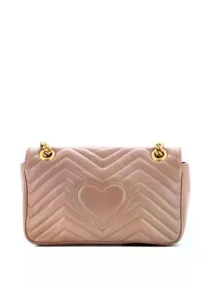 Gucci Gg Marmont Flap Bag Matelasse Leather Medium