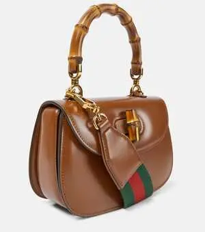 Gucci Bamboo 1947 Small Leather Top-handle Bag