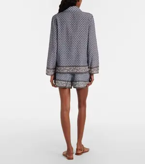 Veronica Beard Vivaldi Printed Shorts