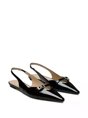 STUART WEITZMAN Georgie Flat Slingback Flats - Black