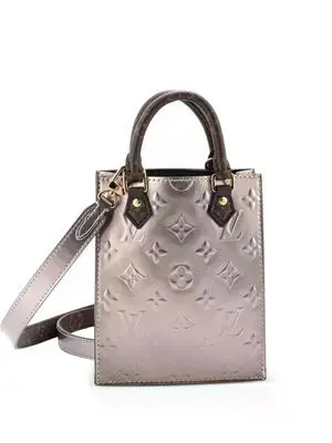 LOUIS VUITTON Petit Sac Plat Bag Monogram Vernis