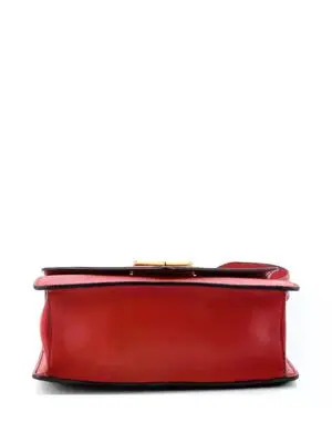 Prada Envelope Flap Chain Shoulder Bag Saffiano Leather Small Crossbody