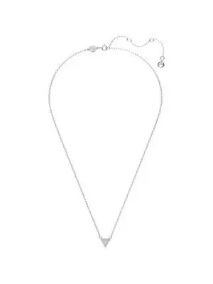 SWAROVSKI Triangle Pendant Necklace - Silver