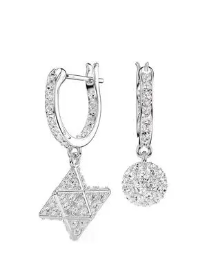 SWAROVSKI Dextera Embellished Earrings - Silver