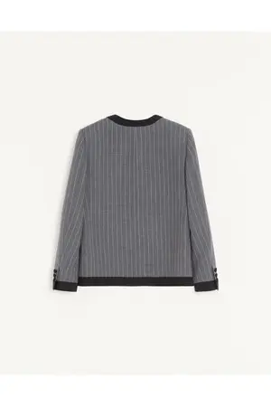 Valentino Garavani Pinstripe Wool Jacket