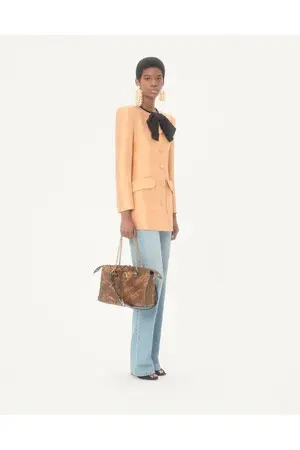 Valentino Garavani Panthea Medium Shoulder Bag - Gold