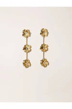 Maje Flower Earrings - Gold