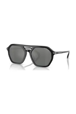 Michael Kors Pilot Sunglasses With Stud Detail - Silver