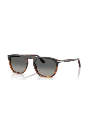 Persol Square Sunglasses With Gradient Lenses - Gold