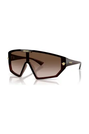 Versace Irregular Frame Sunglasses - Brown