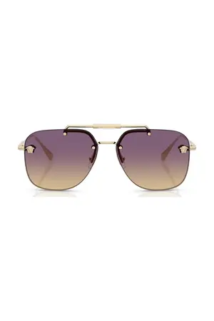 Versace Ve2296 Rimless Square Sunglasses