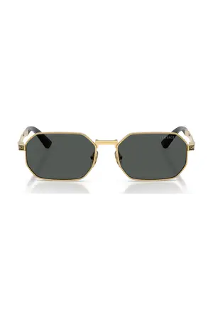 Versace Rectangle Sunglasses With Adjustable Nosepads