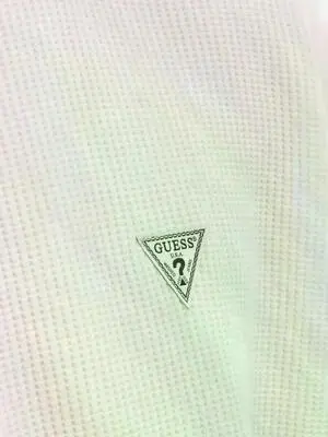 Guess Logo Waffle T-shirt - Neutrals