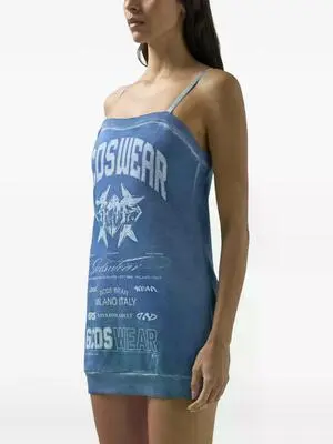 Gcds Printed Mini Dress