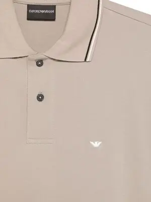 Emporio Armani Logo Cotton Polo Shirt