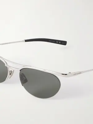 Saint Laurent Oval-frame Sunglasses