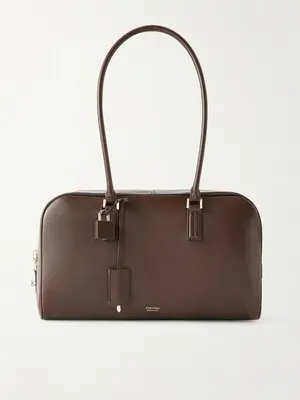 TOM FORD Leather Shoulder Bag - Brown