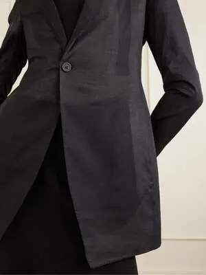 Rick Owens Paneled Cotton Blazer