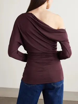 Tove Blake Draped Top - Purple