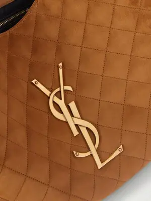 Saint Laurent Icare Medium Matelassé Tote - Brown