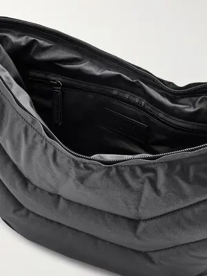 LEMAIRE Soft Game Small Quilted Coated-cotton Shoulder Bag - Black