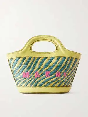 Marni Tropicalia Micro Tote - Lime Green