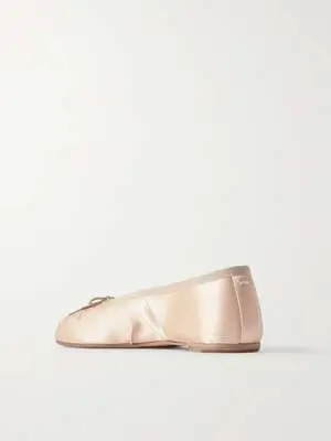 MAISON MARGIELA Tabi Split-toe Satin Ballet Flats