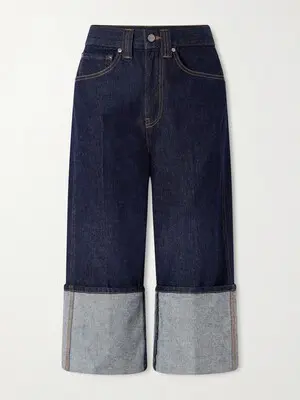 Khaite Boyle Cropped Jeans - Blue
