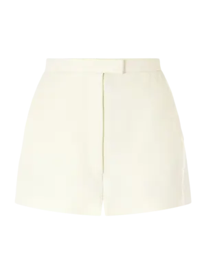 Khaite Blane Linen Shorts - Neutrals