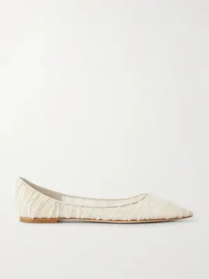 Italian Croc-Embossed Flats