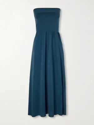 ERES Oda Strapless Maxi Dress - Blue