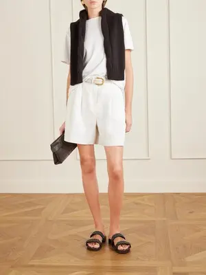 Brunello Cucinelli Bead-embellished Leather Sandals
