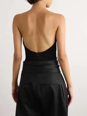 Alaïa Strapless Jersey Bodysuit