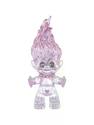 SWAROVSKI Good Luck Trolls Faceted Ornament - Pink