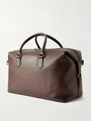 Polo Ralph Lauren Pebble-grain Leather Duffle Bag