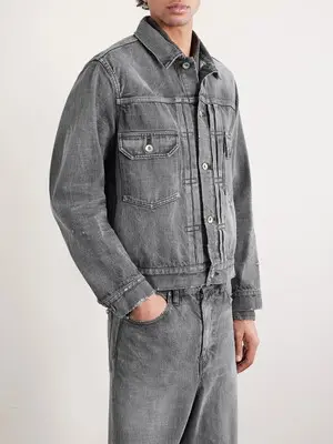 Sacai Beyondexx Distressed Denim Jacket