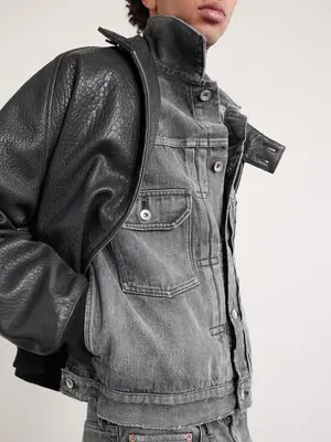 Sacai Beyondexx Distressed Denim Jacket