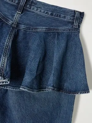 AGOLDE Peplum High-rise Barrel-leg Jeans - Blue