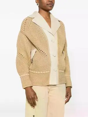Ermanno Scervino Buttoned Crochet Cardigan