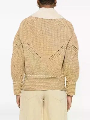 Ermanno Scervino Buttoned Crochet Cardigan