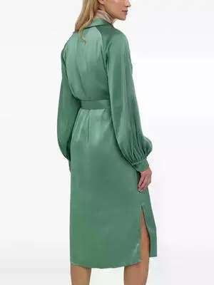 SAMSOE SAMSOE Belted Midi Shirt Dress